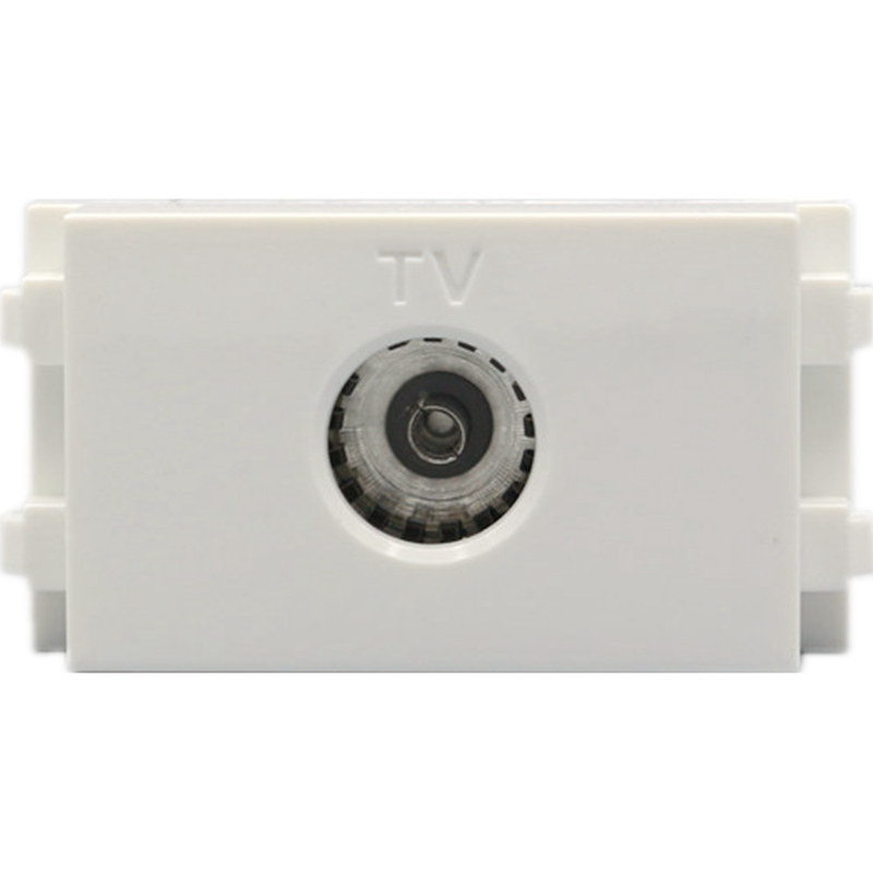128 Type TV Socket Module - TV Cable Panel Ground Plug Module 23x36mm