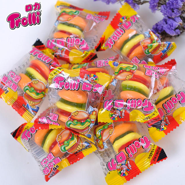 Hamburg rubber sugar German Troll's cute shape Candy Candy Fundon Children's Snack QQ Guotan 108g