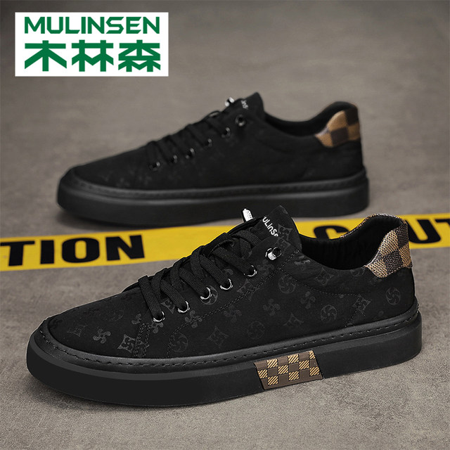 Mulinsen Men's Shoes, Autumn and Winter 2025 New Canvas Casual Sneakers ...