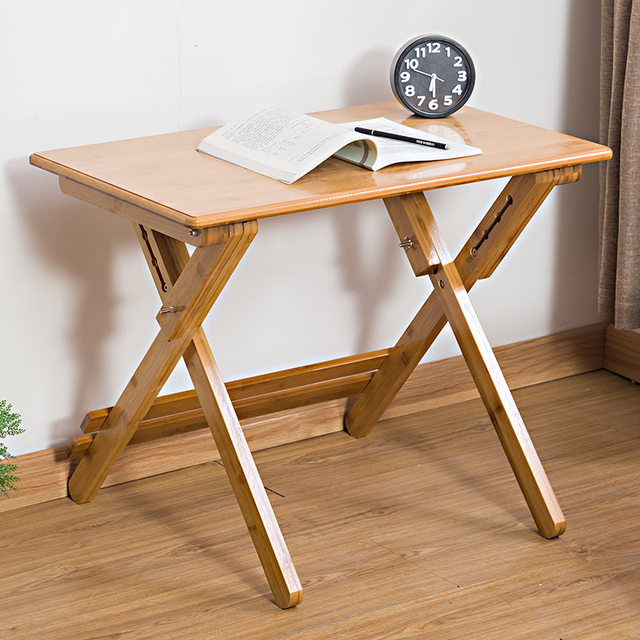 Bamboo writing table, foldable table, children's homework table ...