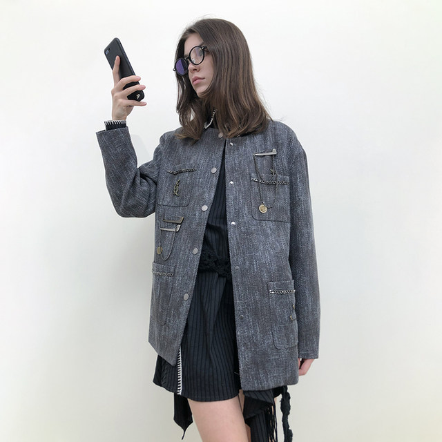 Genesis Yuan's early autumn temperament, high-end mixed yarn texture ...