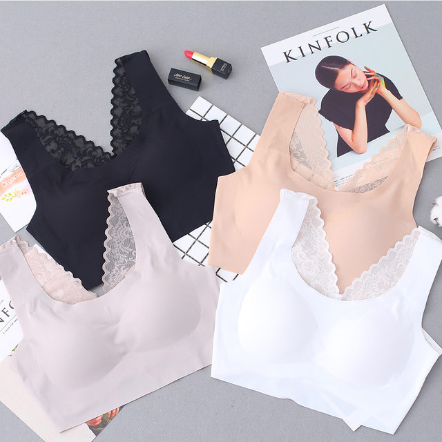 Gu Fei 008 Healthy underwear has no steel ring, no trace vest lace ...