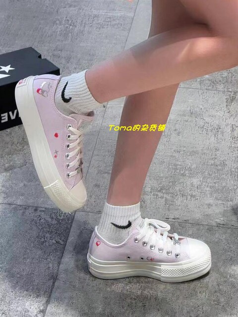 Converse Converse 2024 Valentine's Day Love Women's Thick-soled ...