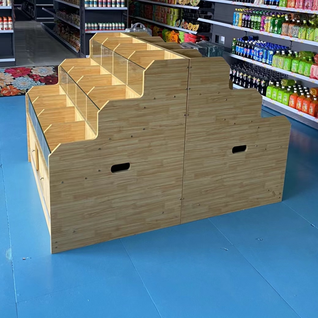 High-quality dried fruit snack display cabinet, supermarket convenience ...