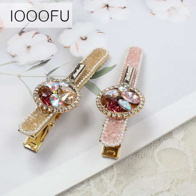 Color diamond gemstone hair card discoscopy Sha saw duckbill large ...