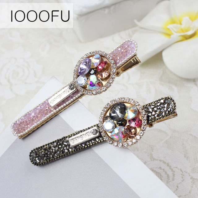 Color diamond gemstone hair card discoscopy Sha saw duckbill large ...