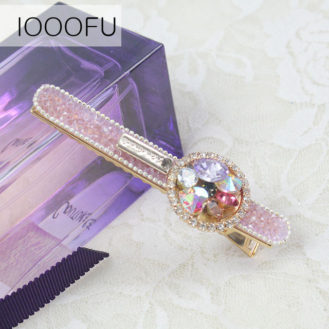 Color diamond gemstone hair card discoscopy Sha saw duckbill large ...