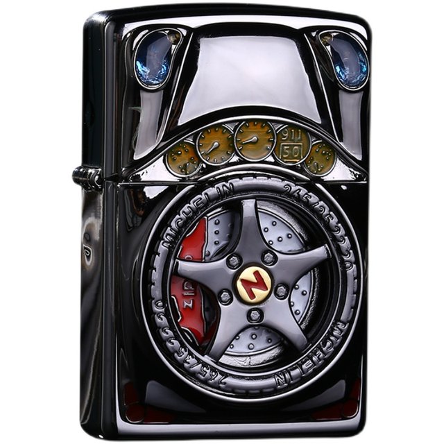 Zippo lighter genuine pure copper Porsche steering wheel men's Zippo ...