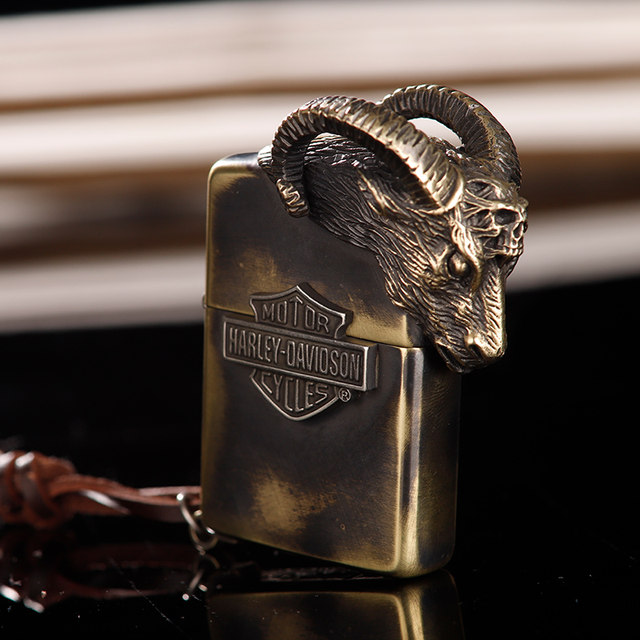 Zippo lighter zippo genuine pure copper leader heavy armor kerosene windproof men's zp official ...