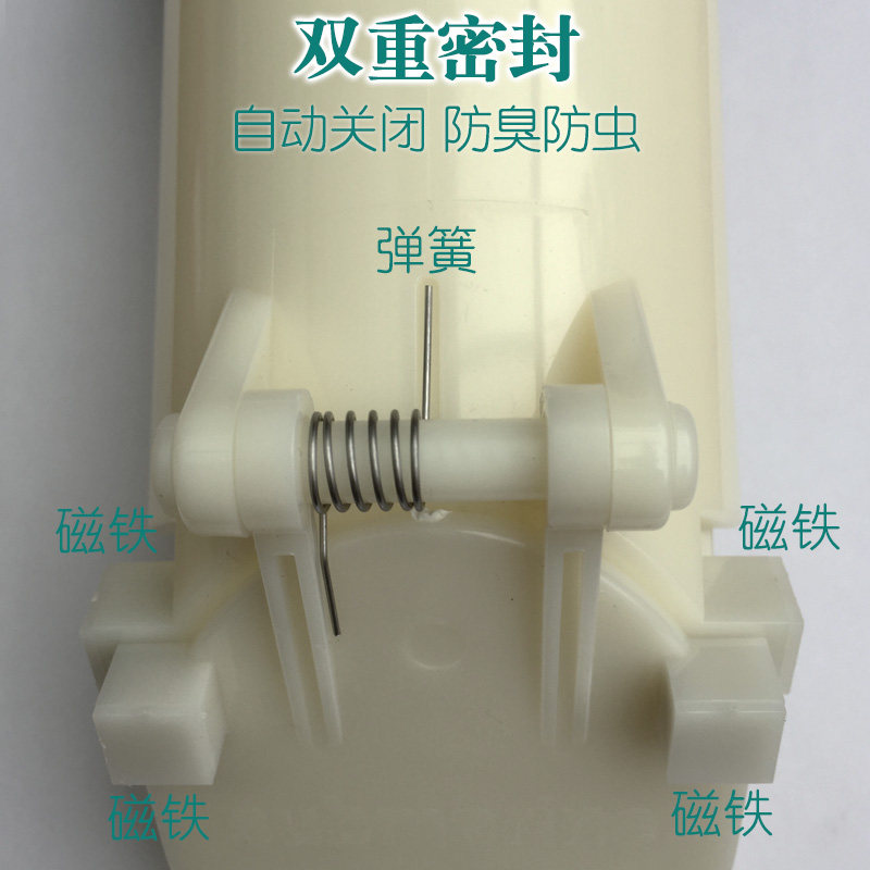 Submarine Bathroom Toilet Squat Pit Deodorizer Cover - Odor Blocking ...