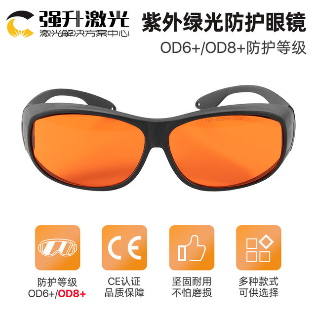 UV laser marking machine protective glasses 355nm anti-laser UV glasses ...