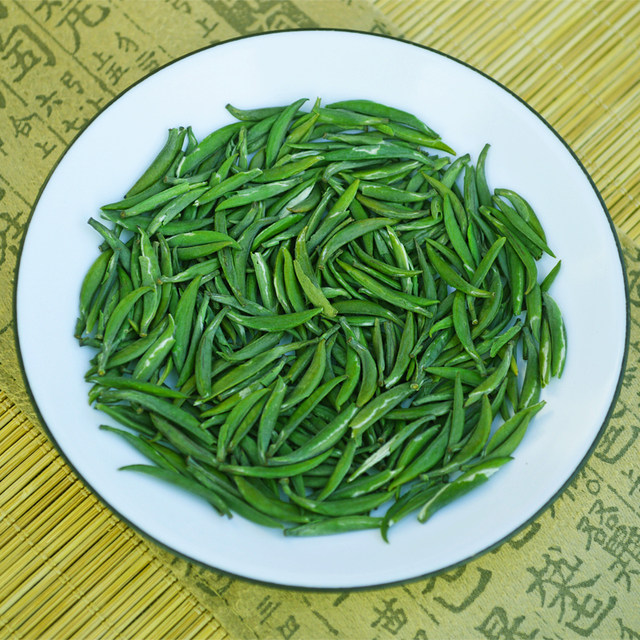 2024 New Tea Meitan Cuiya Mingqian Special Grade Bird's Tongue Green ...