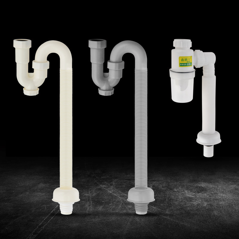 Washbasin Drain Pipe U-Shaped Deep Water Deodorant Basin Drain Hose S ...
