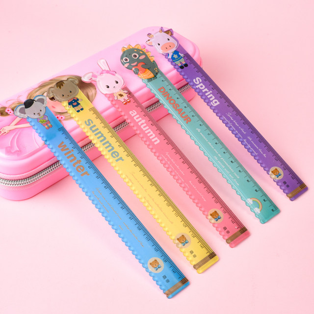 Ruler for primary school students high-value multi-function with wavy ...