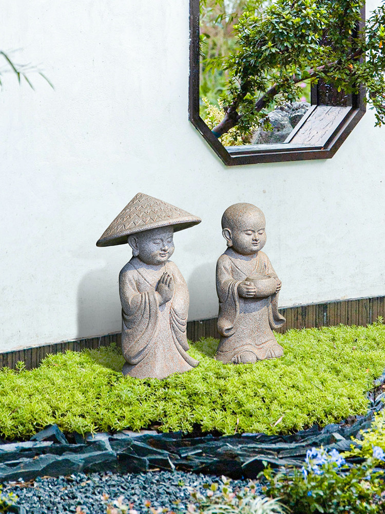 Chinese Zen Garden Landscape Decoration - Water Mill