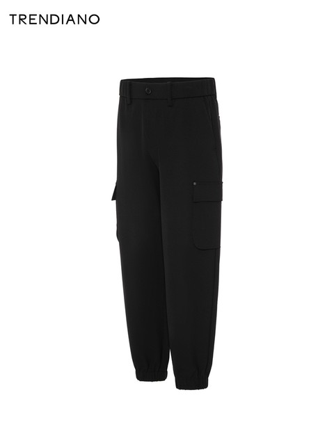 Trendiano official flip cover pockets casual straight pants fashion ...