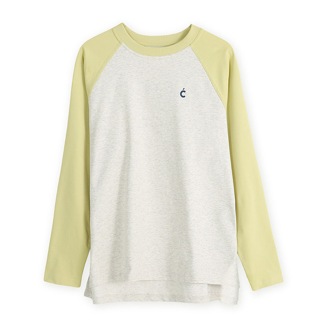 CLOUDSPACE 260 grams Silk double yarn double effect Sorona raglan loose ...