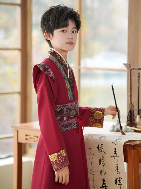 Children's Hanfu Tang suit Chinese style ancient costume young master young master suit 2025 new ...