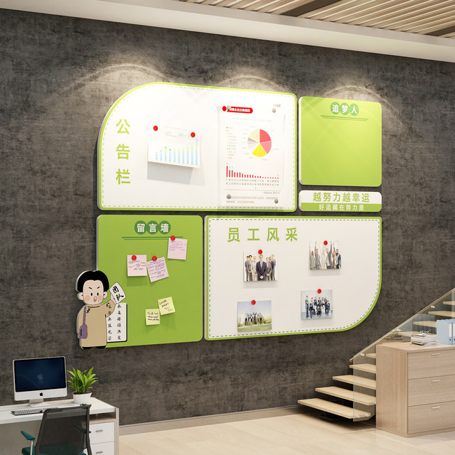 Bulletin board, outstanding employee style and honor display board ...