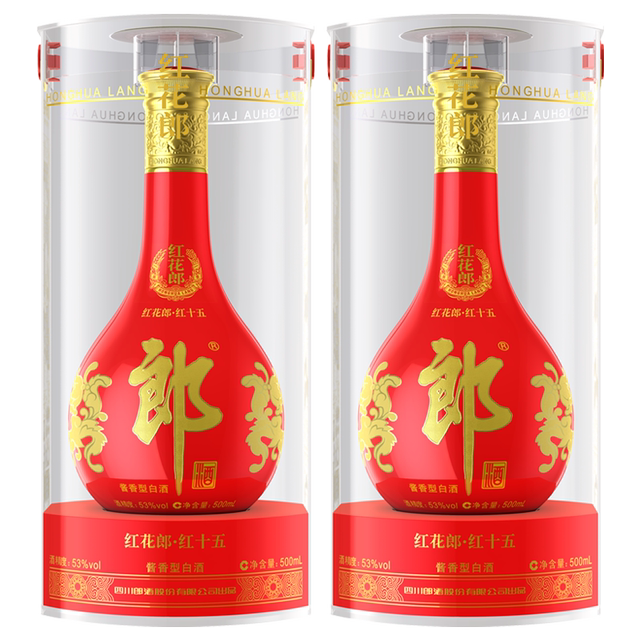 [Double bottle] Langjiu Honghualang 1553 degree Maotai-flavor liquor ...