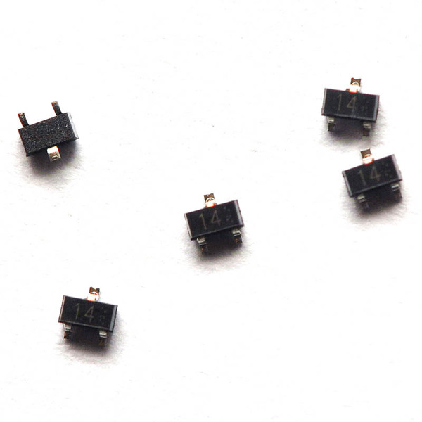 DTA114EE 14 Transistor SOT23 50V/100mA SMD Transistor - 100 Pieces ...