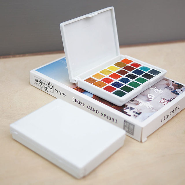 sinours watercolor paint refills 24 colors 0.5ml paint refills