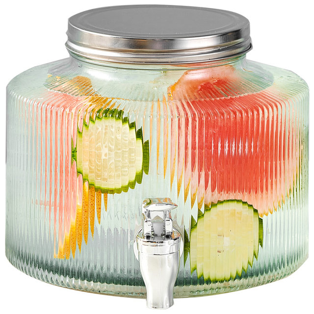 Cold kettle glass Household food grade thick capacity with faucet ...