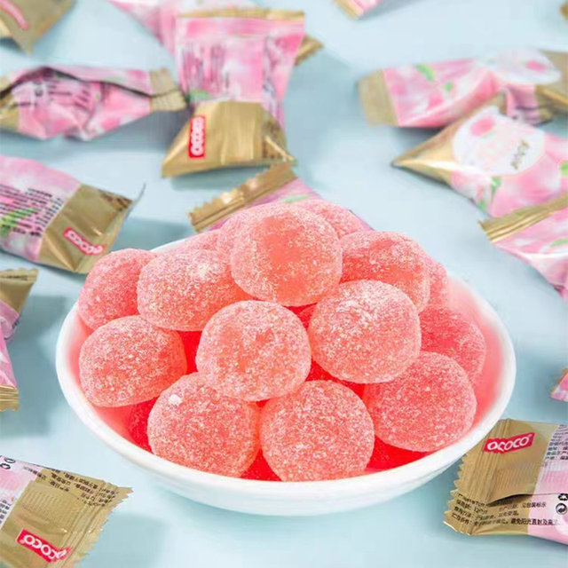 ococo cranberry flavored gummies qq gummy candies wedding candies fruit ...