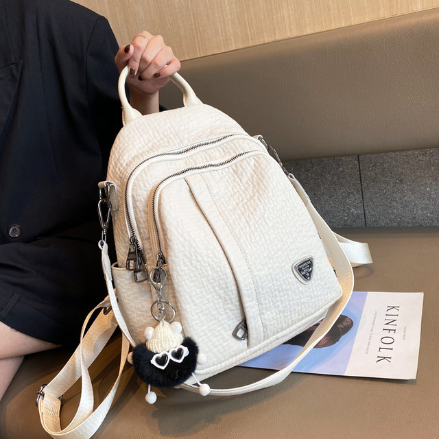 Women's atmospheric backpack travel 2024 commuting casual bag soft ...