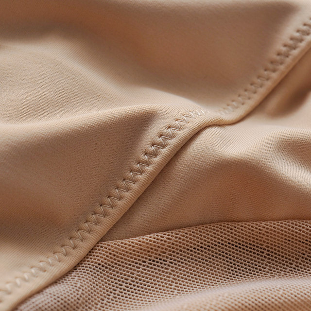 Leg-binding, boxer-angle, mid-waist, tummy-control pants, thin ice silk ...