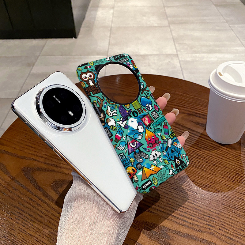 Green graffiti is suitable for Huawei Mate70Pro mobile phone case Film ...
