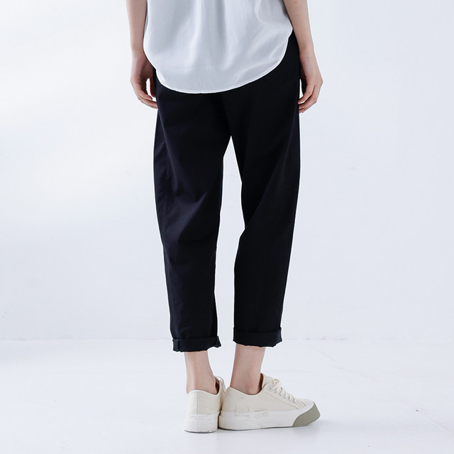 Zhonghe Casual Slim Tapered Nine-Point Pants Women's Summer Pants ...