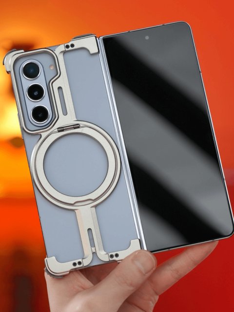 Suitable for Samsung Zfold5/6 mobile phone case folding screen metal ...