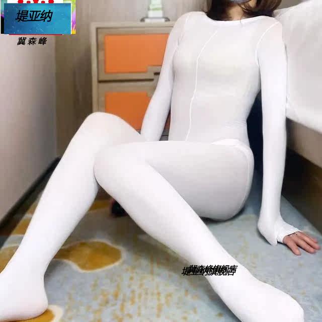 Large size men's jj set full body 120d transvestite stockings body ...