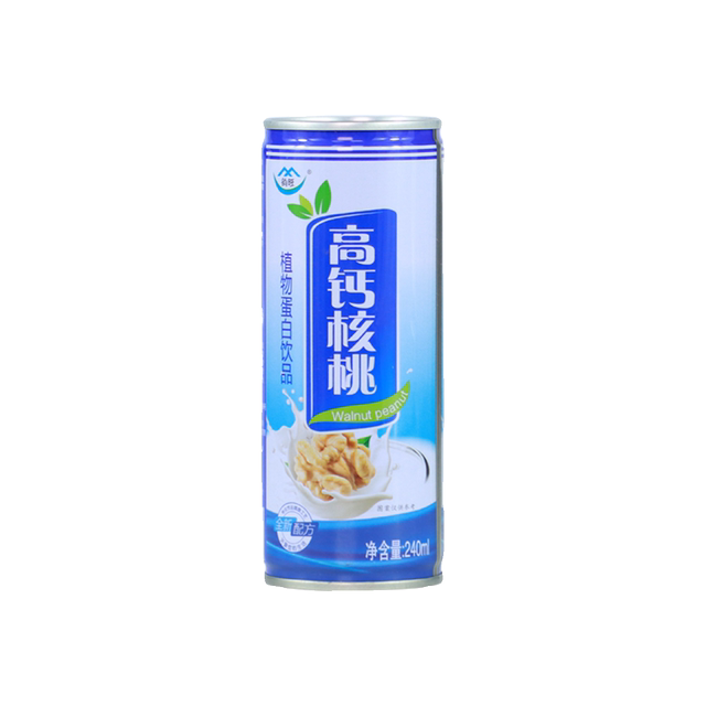 High calcium walnut dew 240ml*16 cans of walnut plant milk plant ...