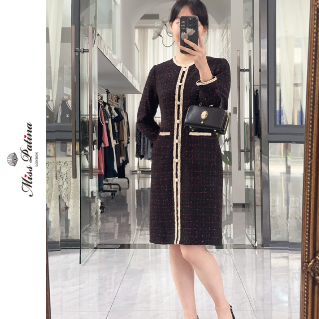 MP British retro original design Xiaoxiangfeng lady dignified and ...