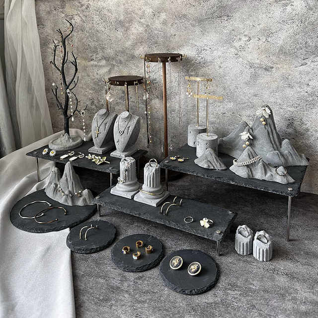 Jewelry display rack, high-end creative stall, commercial jewelry ...