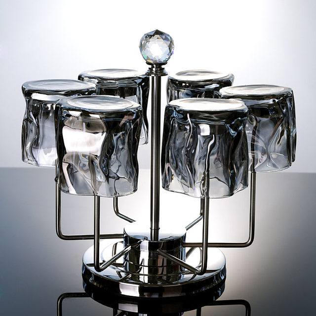 Creative light luxury household glass high-end whiskey glass ...