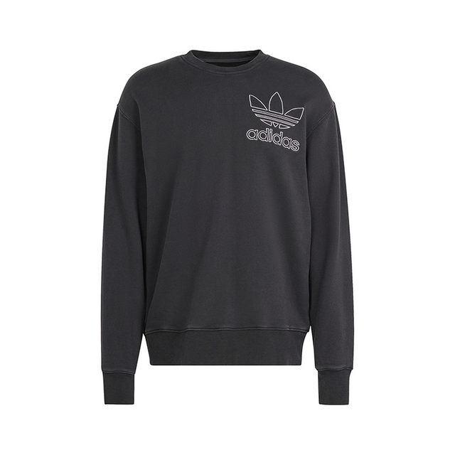 Adidas Adidas Clover Men's 2024 Winter Loose Terry Cloth Sports Round ...