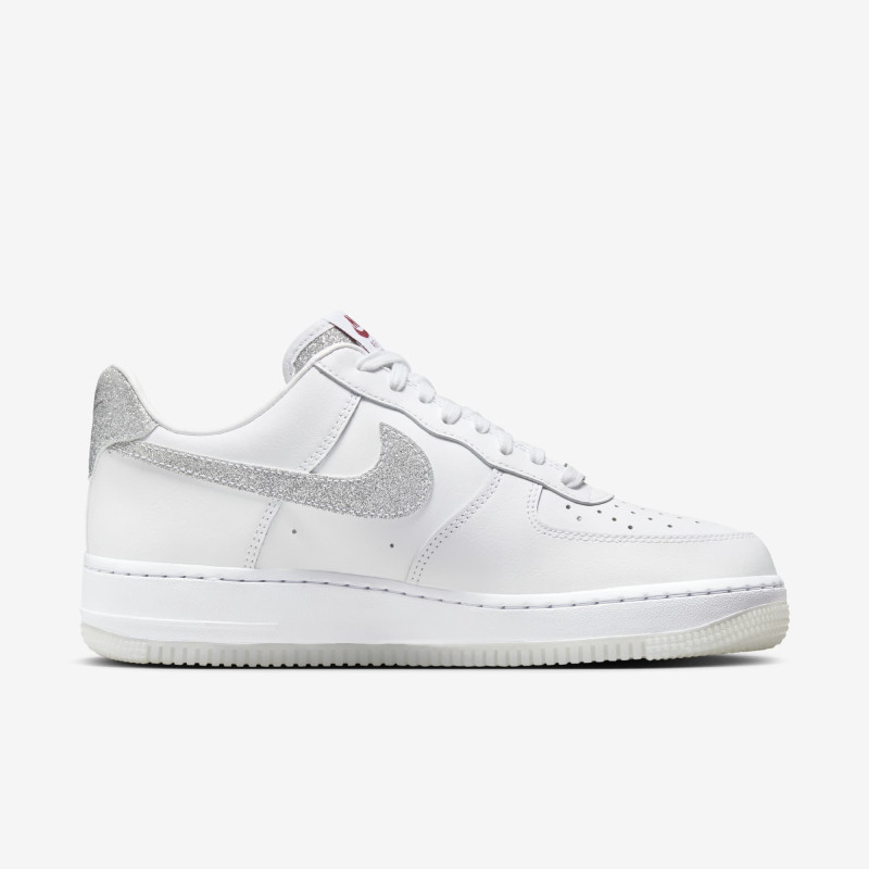 Nike Nike Air Force No. 1 women's shoes AirForce1 silver AF1 retro ...