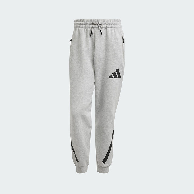 adidas Adidas ZNE men's 2024 autumn new gray knitted warm leggings ...