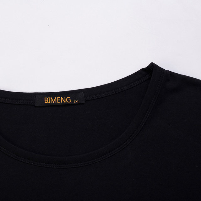 Bimen large size men's short-sleeved T-shirt fat men's half-sleeved T ...