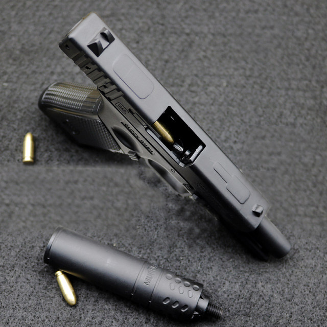 1:2.05 shell throwing Glock 18 large metal model gun toy simulation boy ...