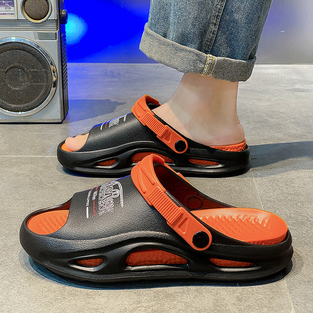 Slippers for men's summer outerwear Internet celebrity super popular ...