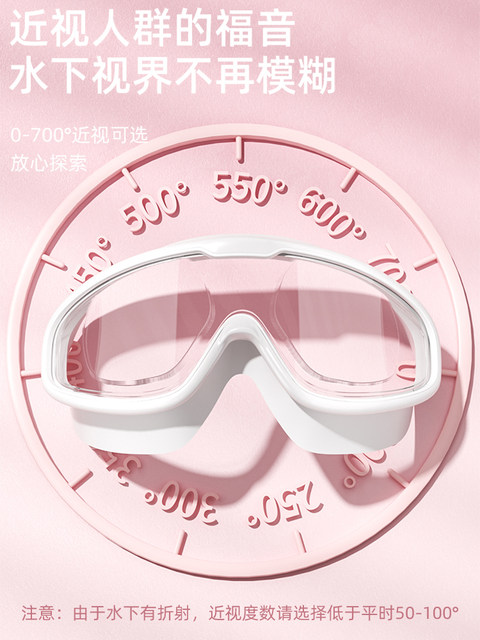 Waterproof and anti-fog high-definition myopia degree men and women ...