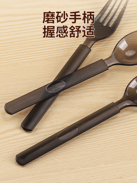 Disposable forks and spoons individually packaged thickened plastic ...