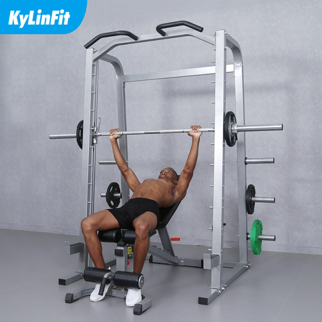 Multifunctional weightlifting bed home bench press squat frame frame ...