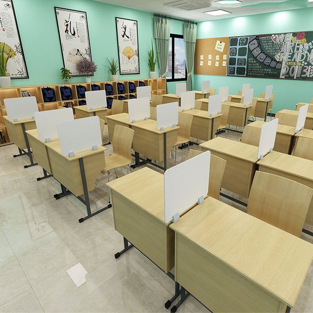 Office desktop student desk exam baffle anti-cheating partition student ...