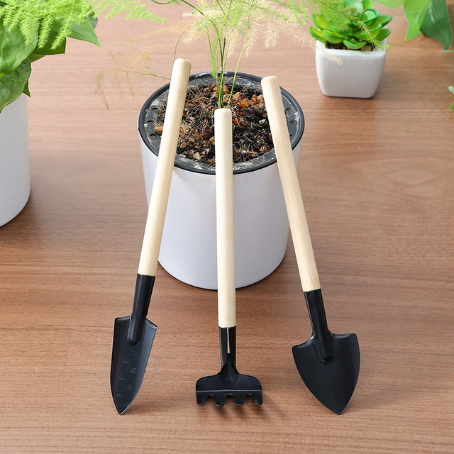 Gardening tools three-piece set mini garden tools multi-functional ...