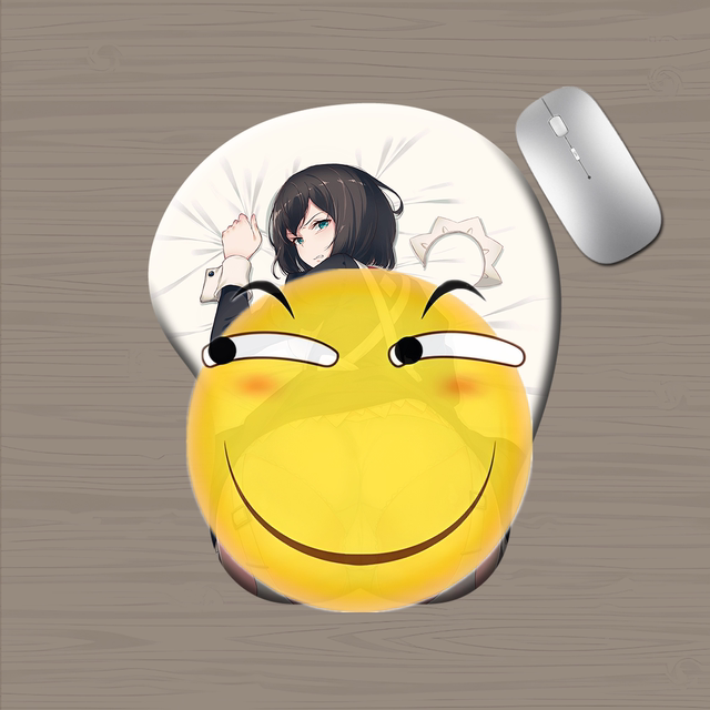 3D three-dimensional hip wrist guard silicone mouse pad 2D game ...